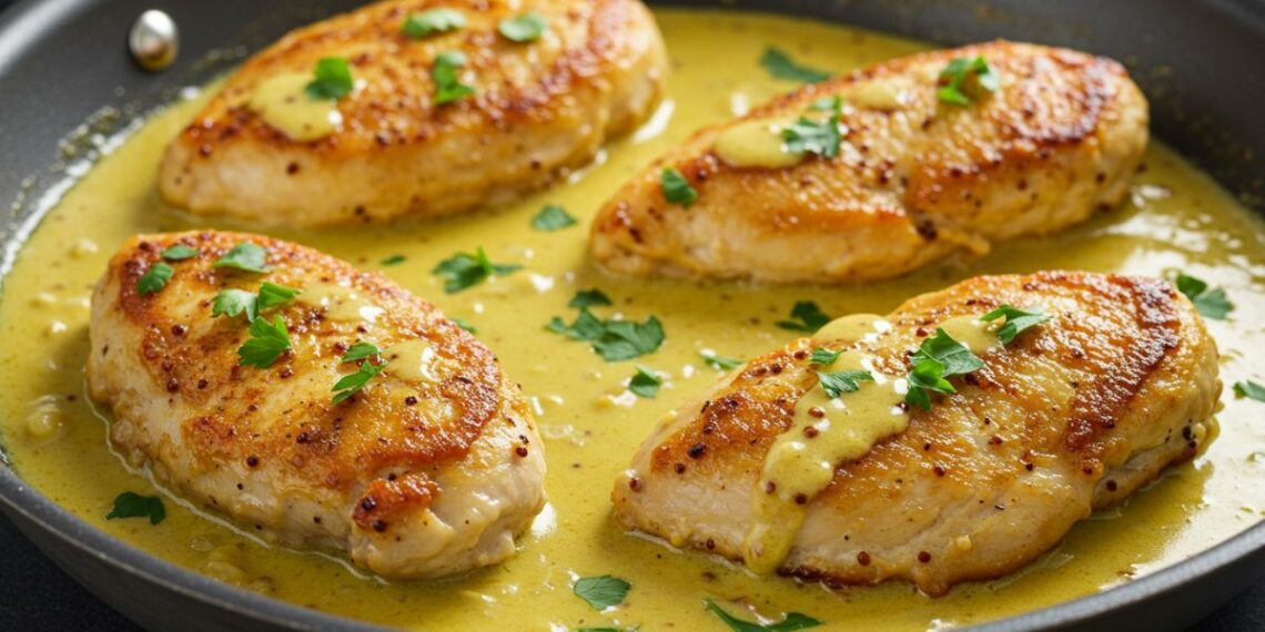 Filé de frango ao molho de mostarda: super fácil e delicioso