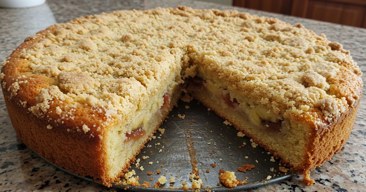 Cuca de banana com goiabada: doce perfeito para o café
