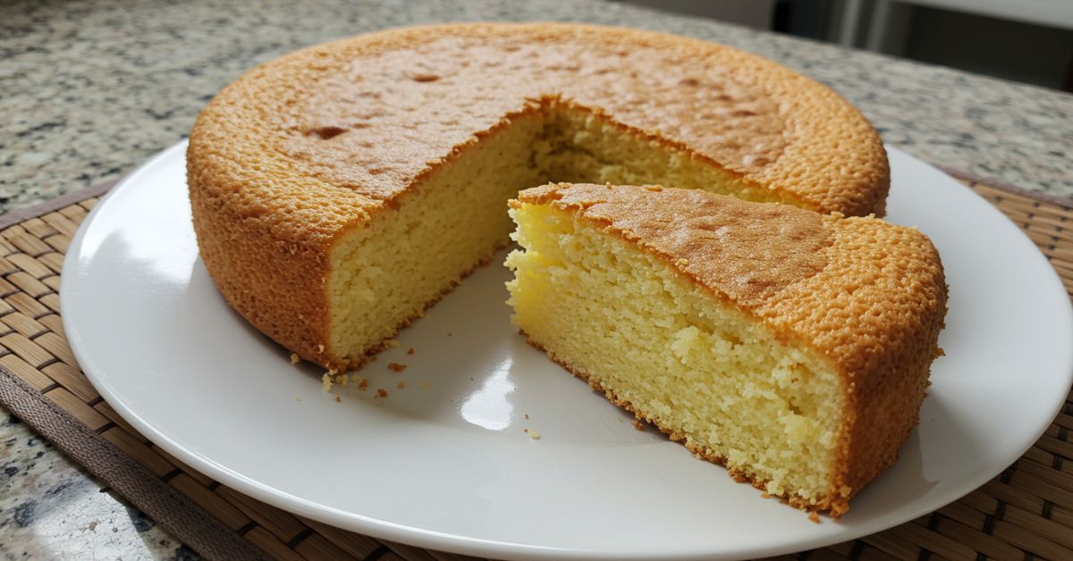 Receita de pão de ló simples e fofinho