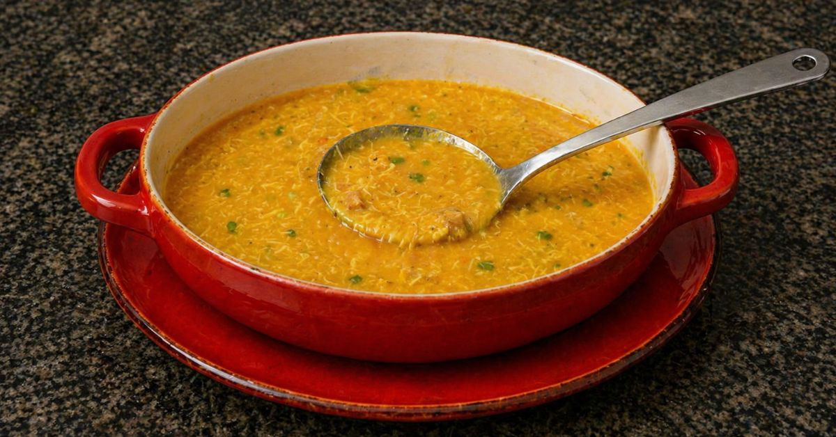 Esse caldo de kenga cremoso está conquistando todo mundo no frio